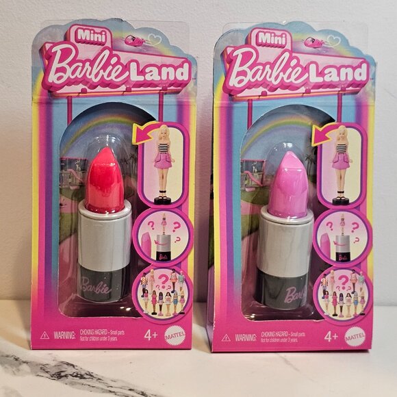 Barbie | Toys | Barbieland Fashionistas Lipstick Tube With 5inch Dolls ...